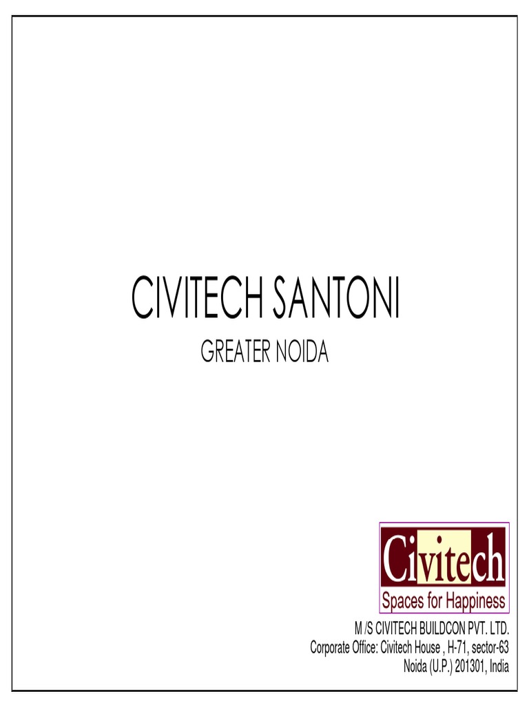 Civitech Santoni: Greater Noida | PDF