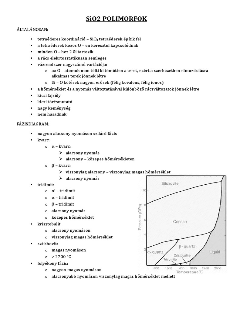 04 - SiO2 Polimorfok | PDF