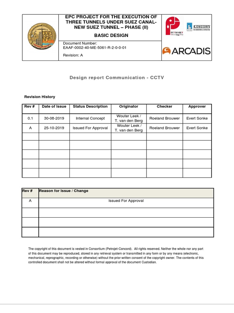 Epc Project For The Execution of Three Tunnels Under Suez Canal-New ...