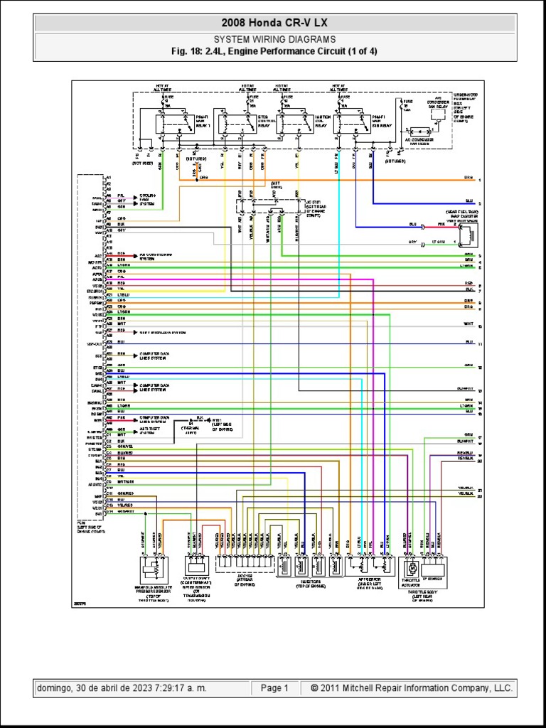 Engine Performance Circuit 1 of 4 | PDF