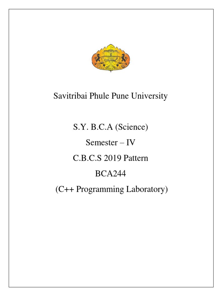 SY BCA Science Sem-IV Practical Examination Slips | PDF | C++ | Php