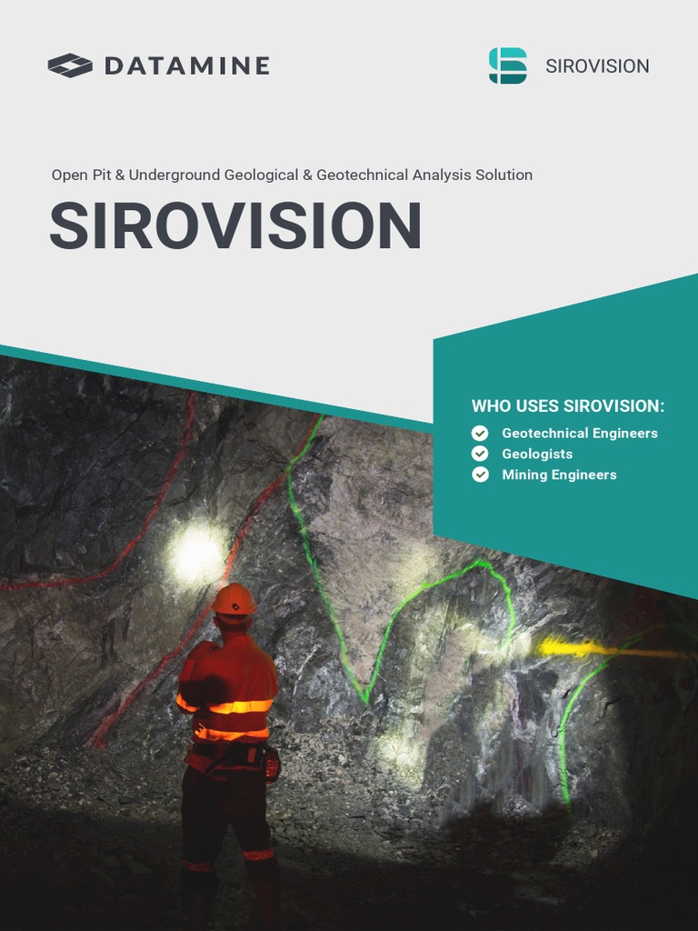 Geological Analysis with SIROVISION System | PDF | 3 D Computer ...