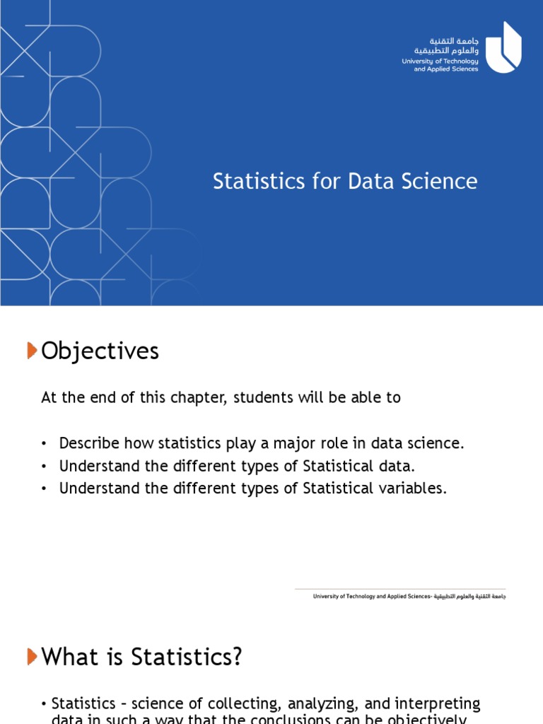 Statistics For Data Science Pdf Standard Deviation Statistics