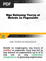 Mga Teorya at Metodo Sa Pagsasalin | PDF