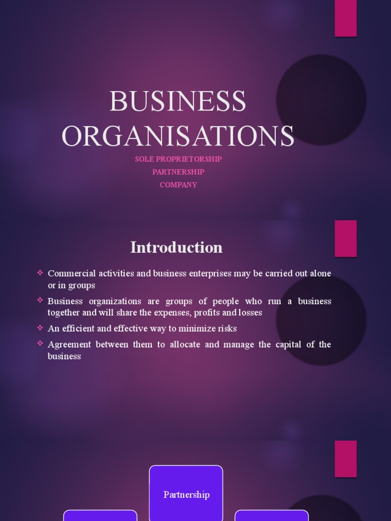LAW416 (Business Organization) | PDF | Law Of Agency | Partnership