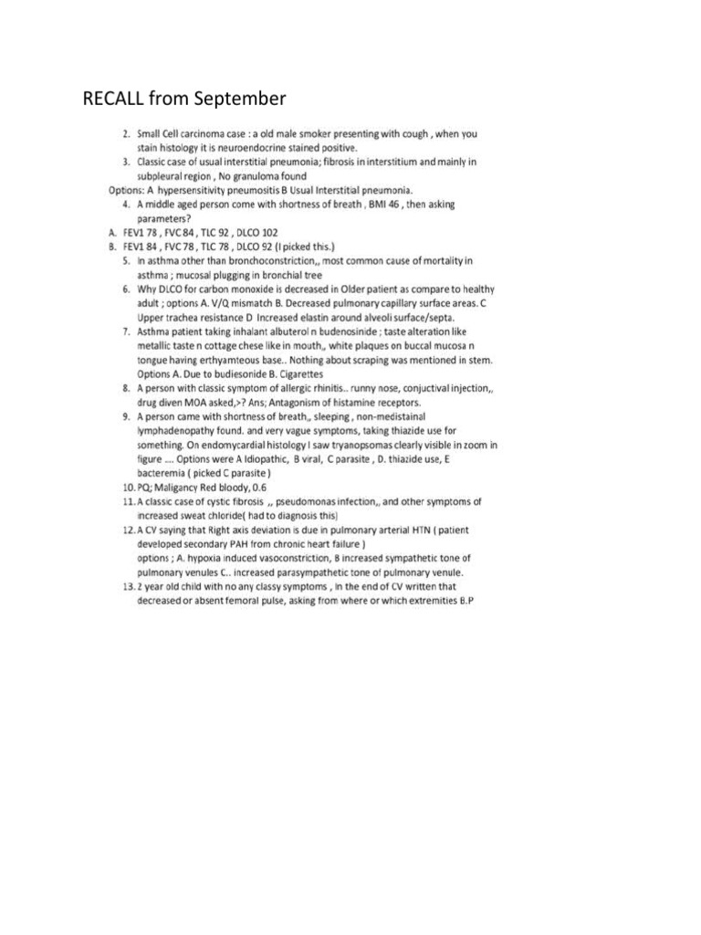 RECALL From September | PDF | Ovarian Cancer | Bone