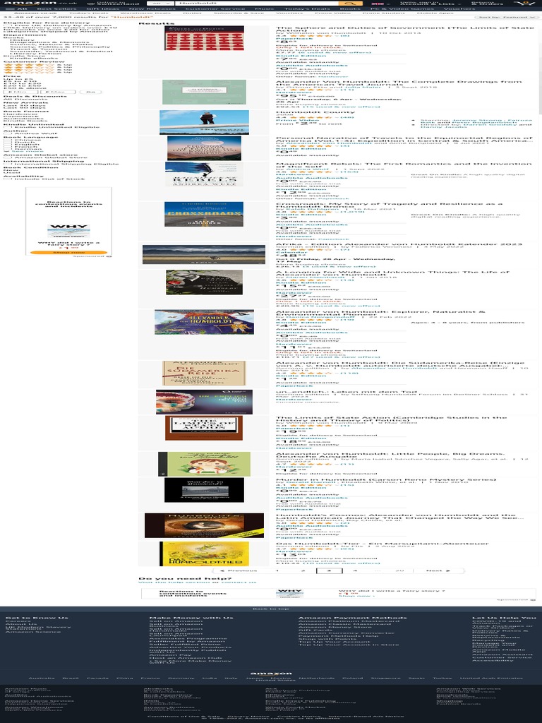 Amazon - Co.uk Humboldt | PDF | Amazon Kindle | Service Industries