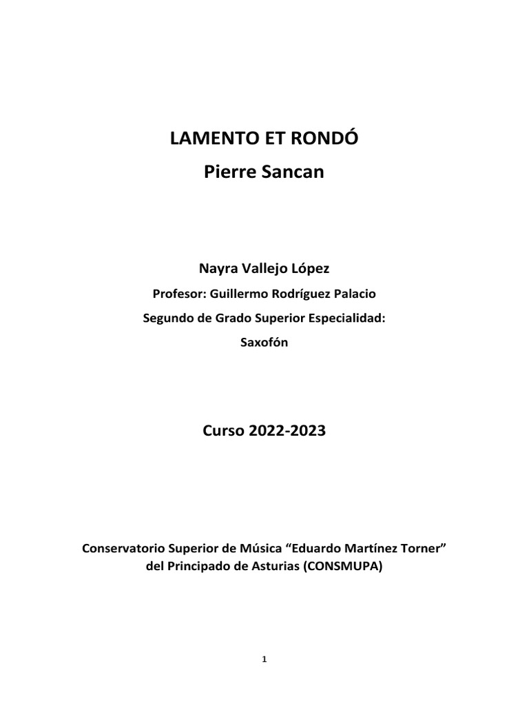 Lamento et Rondo de Pierre Sancan | PDF | Franz Liszt | Francia