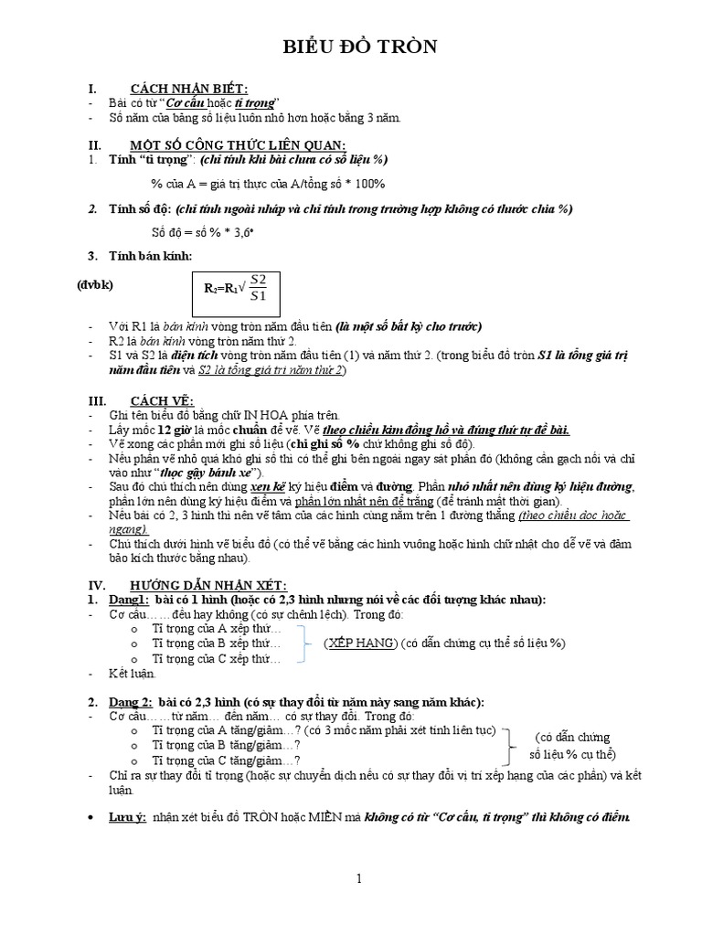 BIỂU ĐỒ TRÒN | PDF