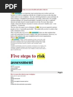 ILO Guidance For Risk Assessment | PDF | Occupational Safety And Health ...