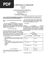 Passive and Active Devices | PDF | Passivity (Engineering) | Electronic Component