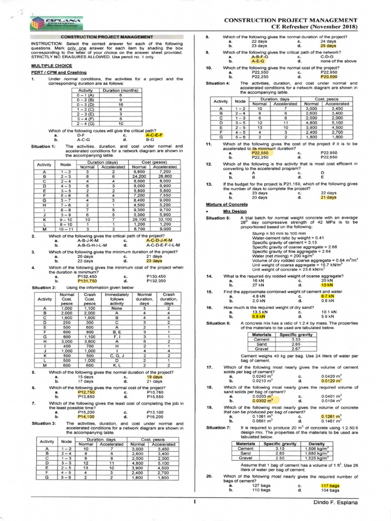 Construction-Project-Management (2) | PDF | Weight | Nature