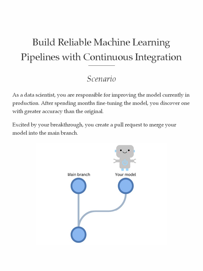 Build Reliable Machine Learning Pipelines With Continuous Integration ...