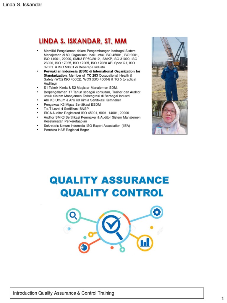 QAQC Awareness Introduction | PDF