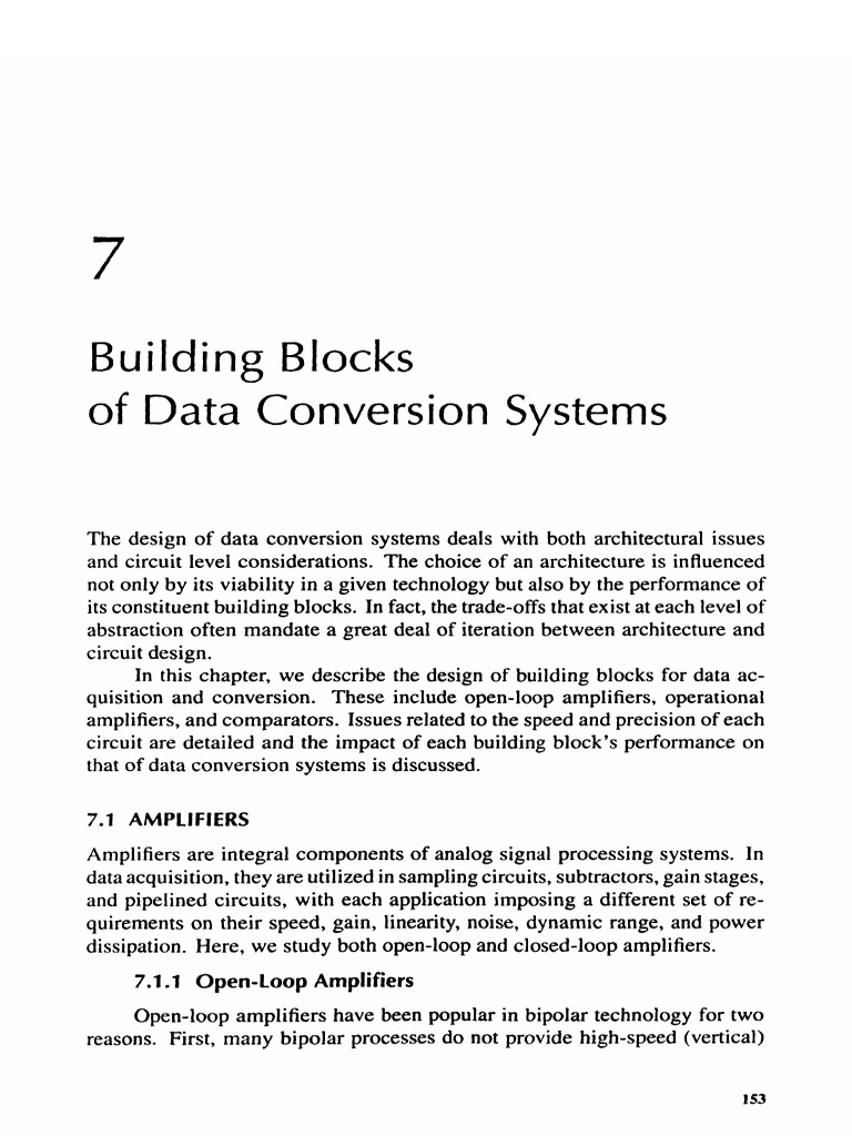 Data Conversion System Design | PDF | Amplifier | Operational Amplifier