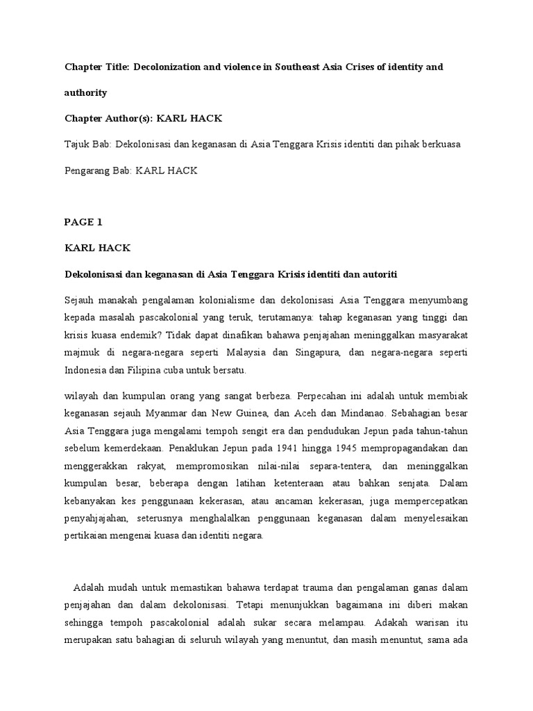 Karl Hack - BM | PDF