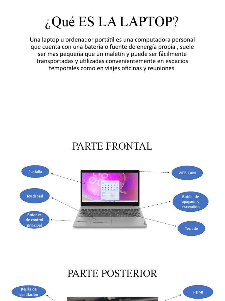 Pasos para Usar La Laptop1 | PDF | Ordenador portátil | Almacenamiento de datos de la computadora
