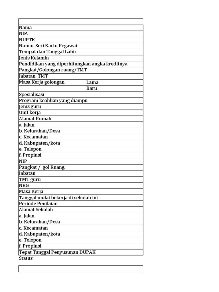 Dupak Baru-4d-2022 | PDF