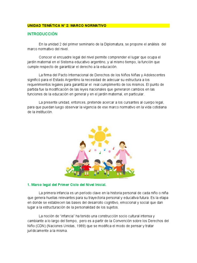 Unidad Tematica 2 | PDF | Educación de la primera infancia | Adultos Unidad Tematica 2 | PDF | Educación de la primera infancia | Adultos
