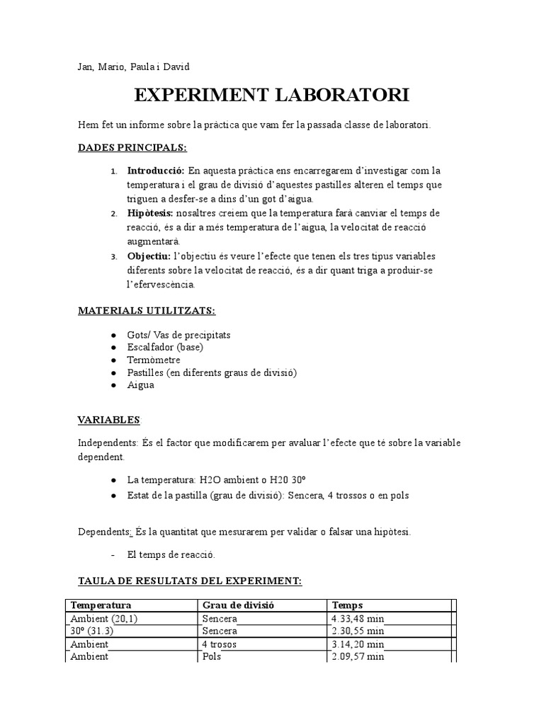 EXPERIMENT.docx | PDF