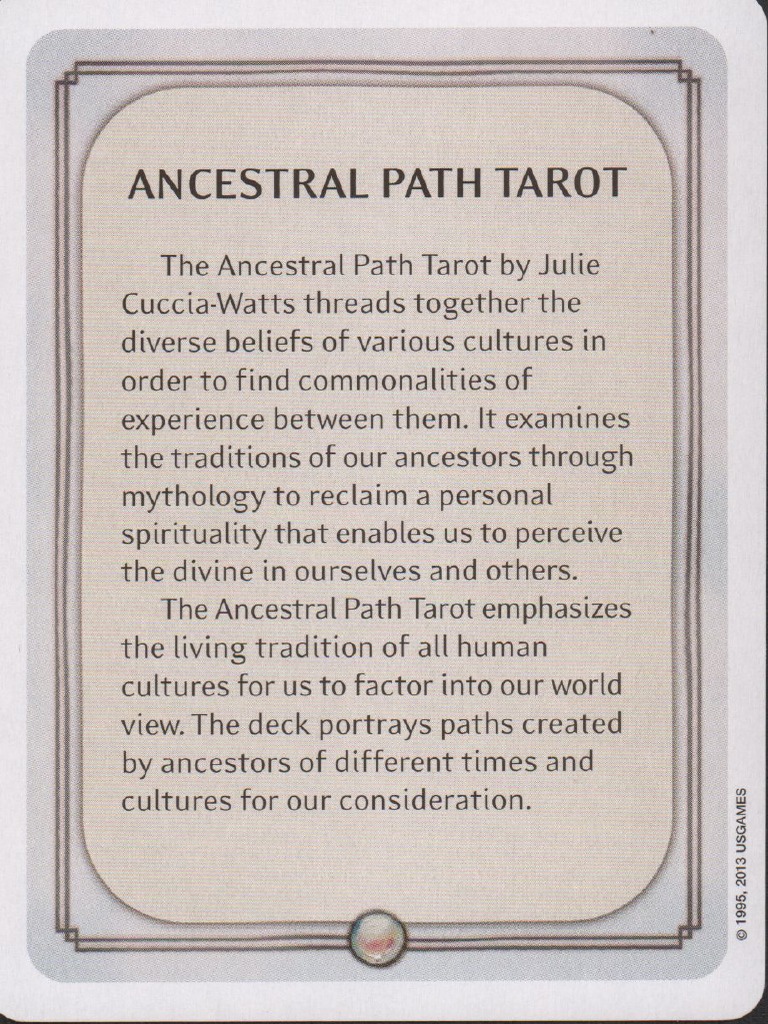 Ancestral Path Tarot LWB | PDF