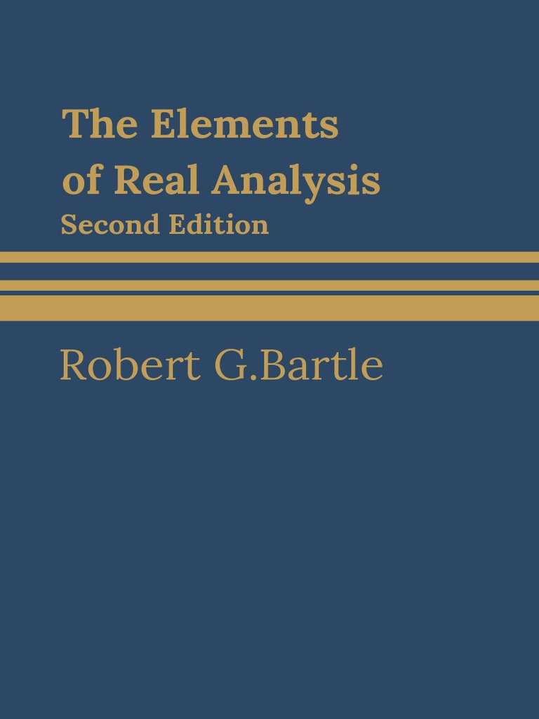 Elements of Real Analysis, 2nd Edition | PDF