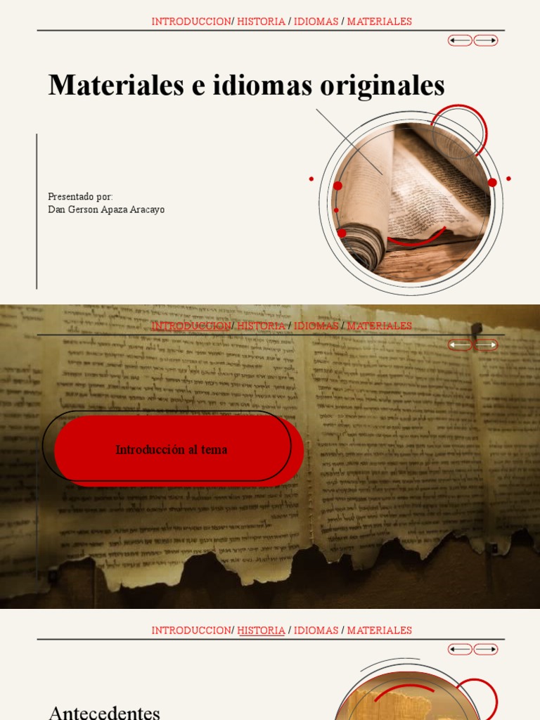 4.materiales e Idiomas Originales - Dan Gerson Apaza Aracayo | PDF ...