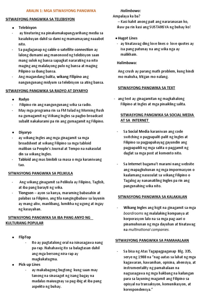Pagbasa at Pagsulat | PDF
