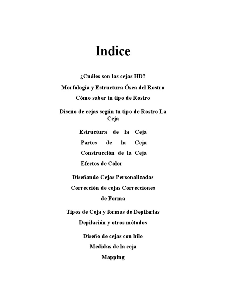 Manual Ceja HD Definitivo | PDF | Ceja | Agua