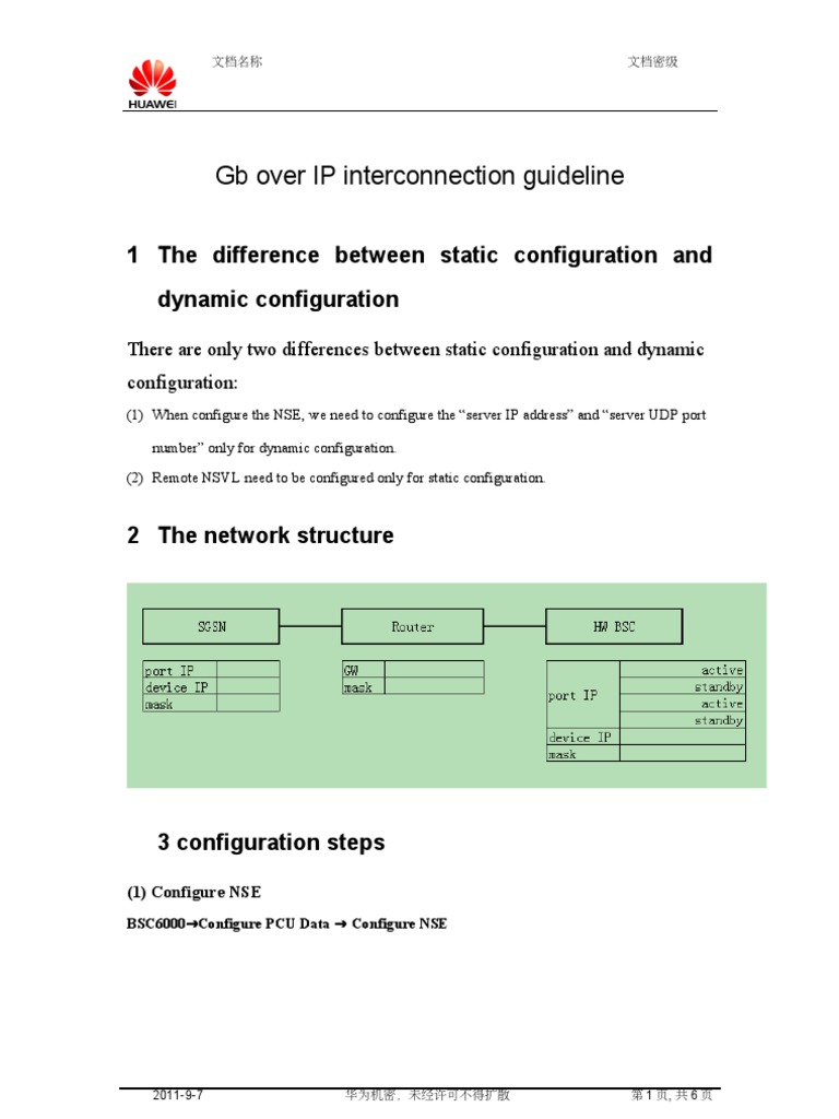 GB Over IP Interconnection Guideline | PDF
