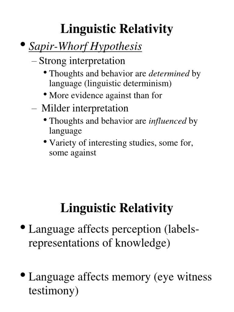 Cognitive Psychology - Language in Context | PDF | Multilingualism ...