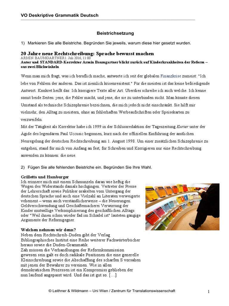 03 Beistrichsetzung - Aufgabenblatt | PDF