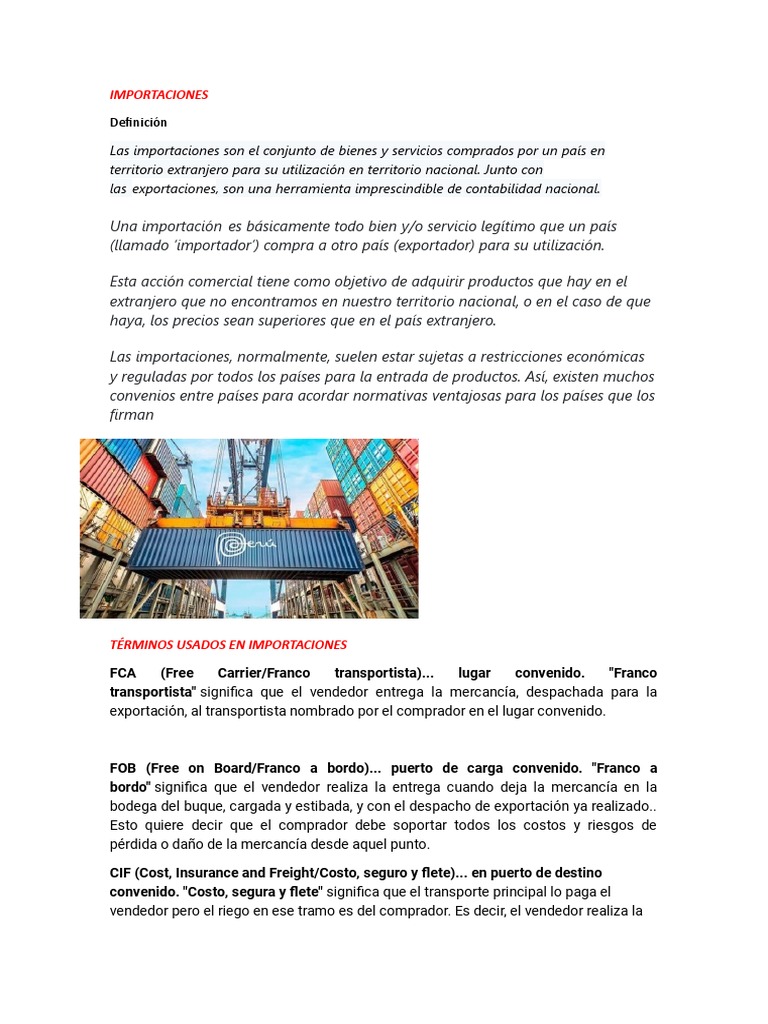 Figuras de Comercio en Importaciones | PDF | Business | Comercio