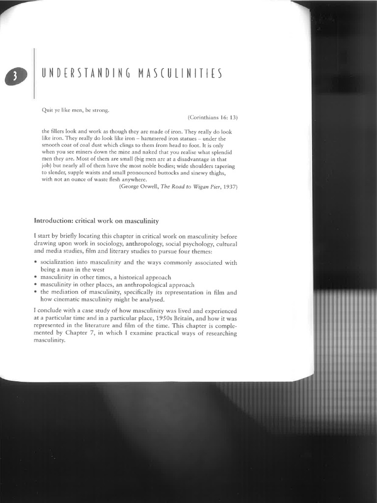 Understanding Masculinities | PDF