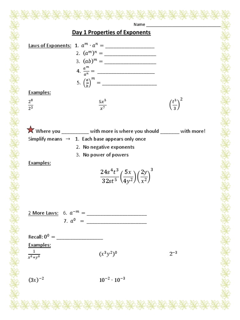 Rational Exponent | PDF | Exponentiation | Algebra