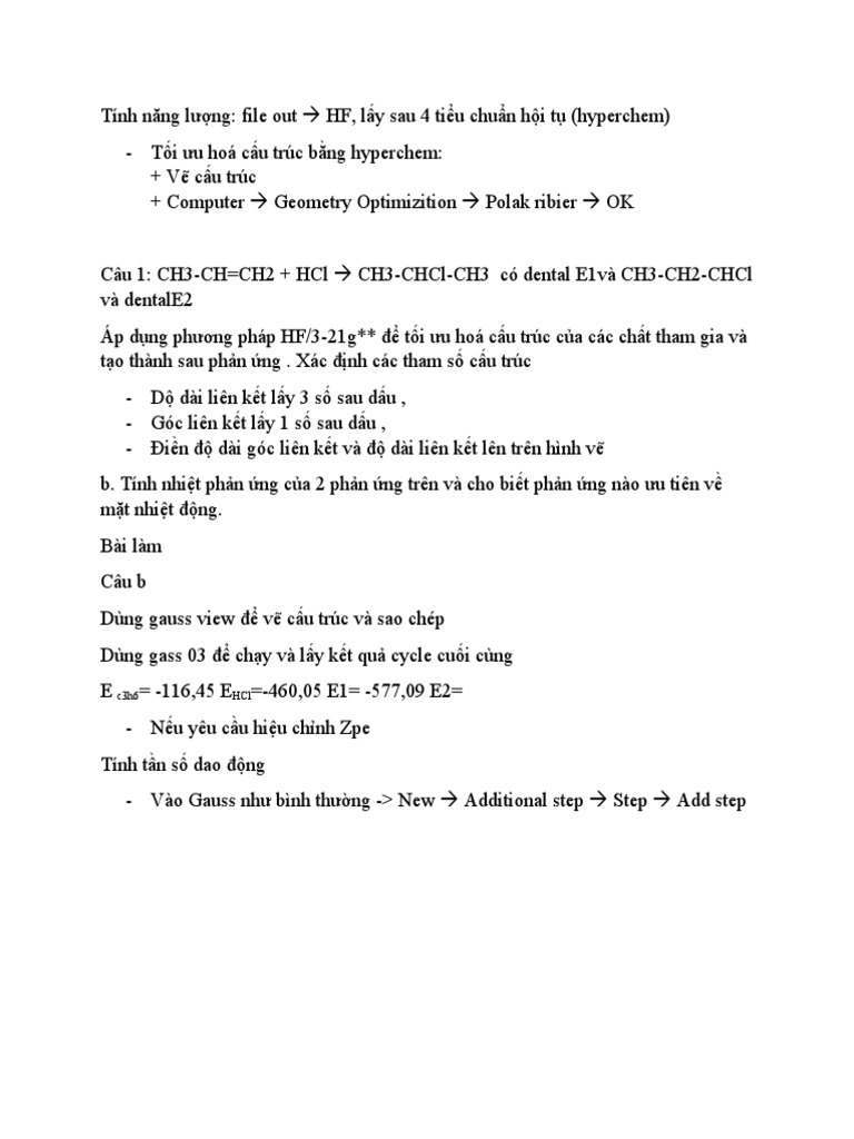 Hyperchem | PDF