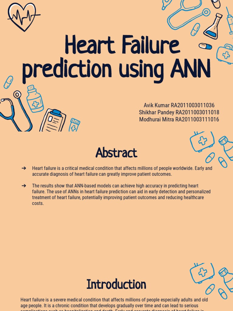 Heart Failure Prediction Using ANN | Download Free PDF | Artificial ...
