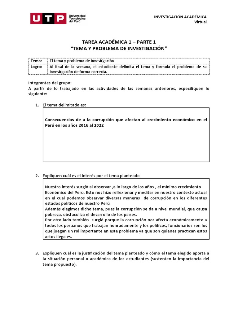S3 - Formato - Tarea Académica 1 - Parte 1 TAREA ACADEMICA 1 SEMANA 3 | Descargar gratis PDF ...