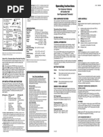 Brivis Wall Control Manual | PDF | Hvac | Thermostat