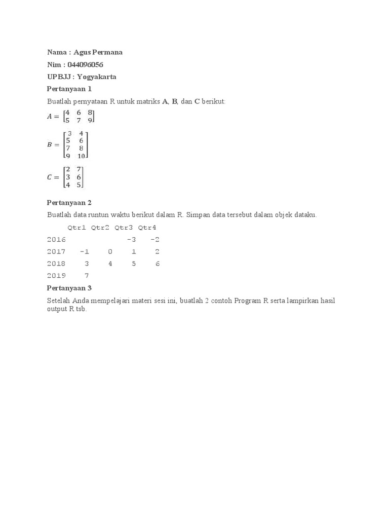 Diskusi 3 Komputer | PDF