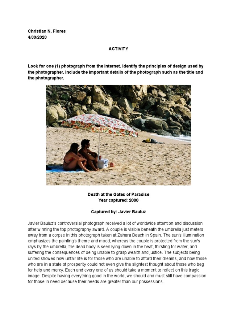 Javier Bauluz's "Death at the Gates" | PDF