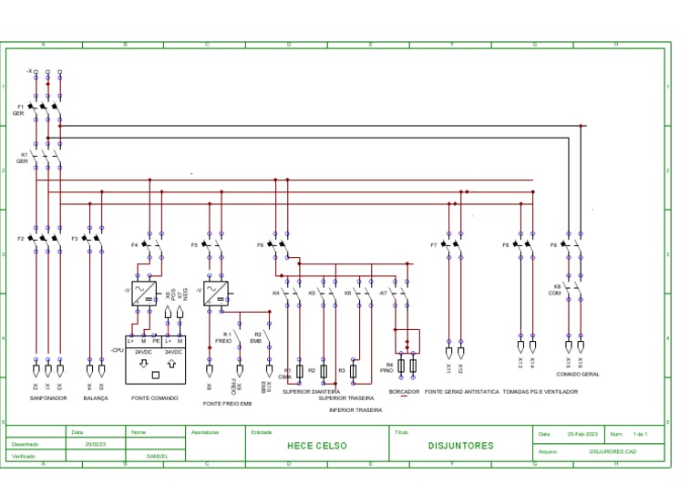 Hece Celso Disjuntores: A B C D E F G H | PDF