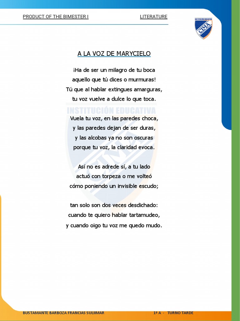 POEMA | PDF