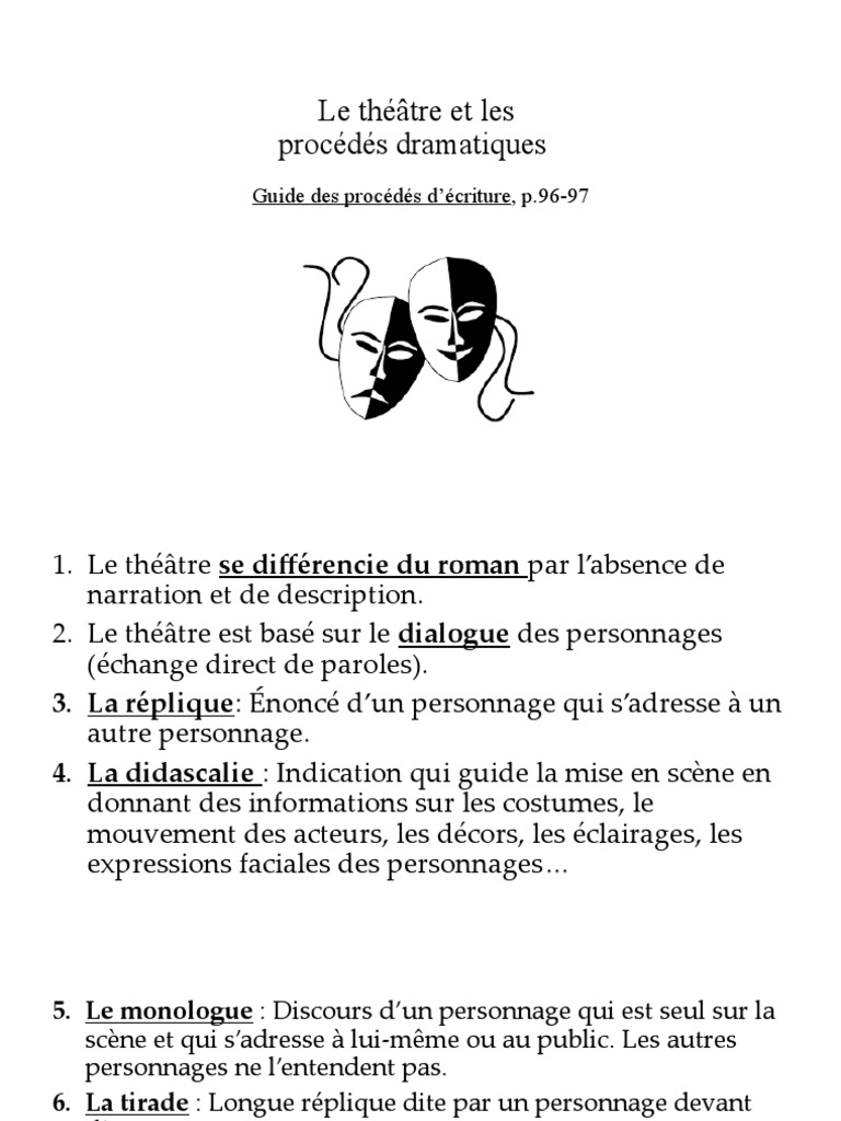 Theatre Et Procedes Dramatiques - 102 | PDF | Art | Fiction générale