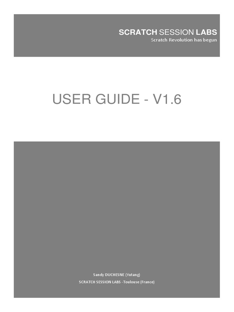 Scratch Session Labs User Guide Pdf Menu Computing Scratch Programming Language 8783