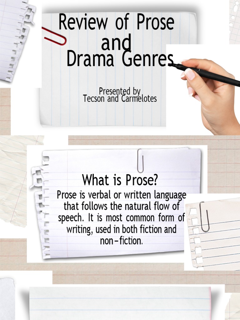 Prose and Drama: Key Differences Explained | PDF | Poetry | Prose