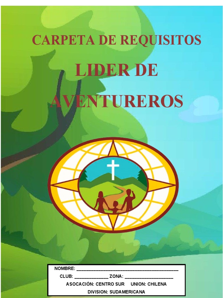 Carpeta - Nueva Tarjeta Lider de Aventureros 2021 | PDF | Crecimiento personal y profesional ...