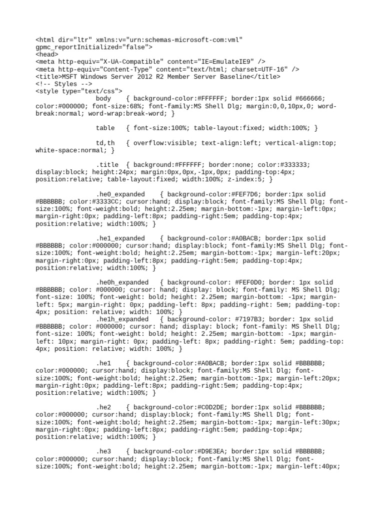 MSFT Windows Server 2012 R2 Member Server Baseline | PDF | Computer Science | Computer Engineering