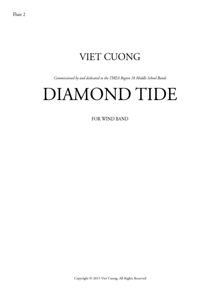Flute 2 - Cuong - Diamond Tide | PDF
