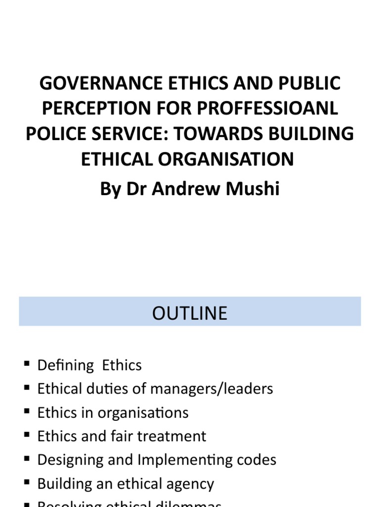 PF - Presentation On Ethics | PDF | Leadership | Morality